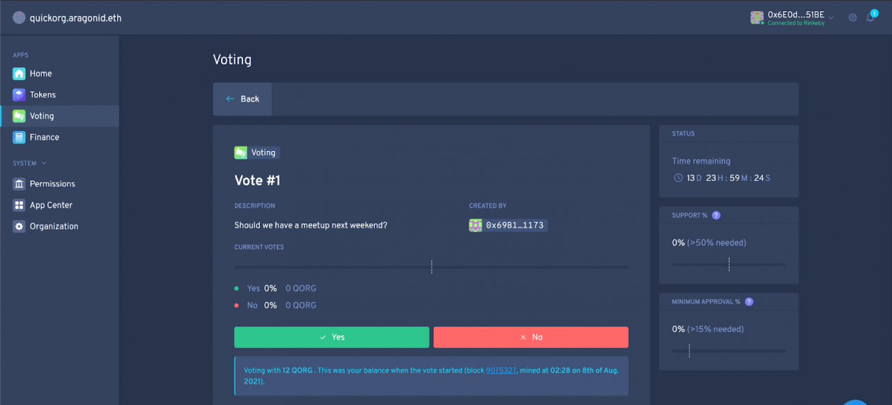 How to build DAO on Blockchain