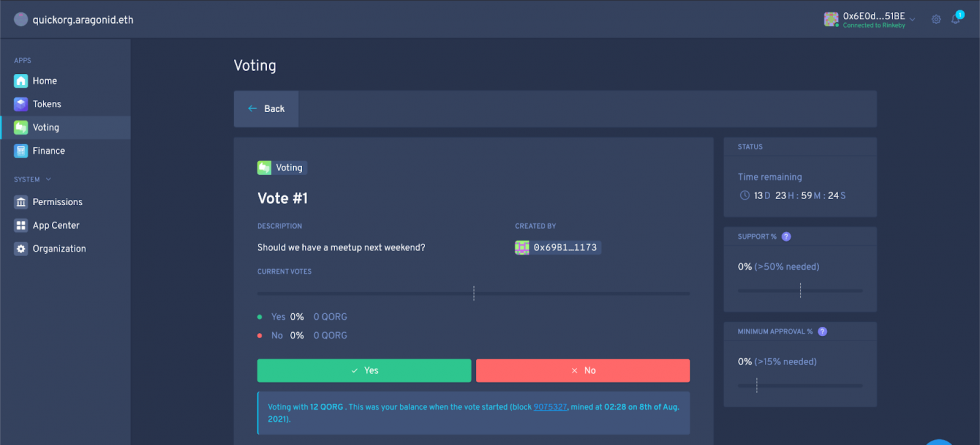 How to build DAO on Blockchain