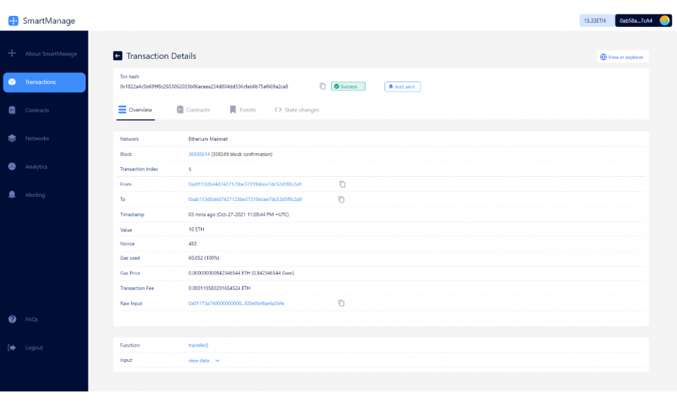 Smart Contract Monitoring Service | LeewayHertz