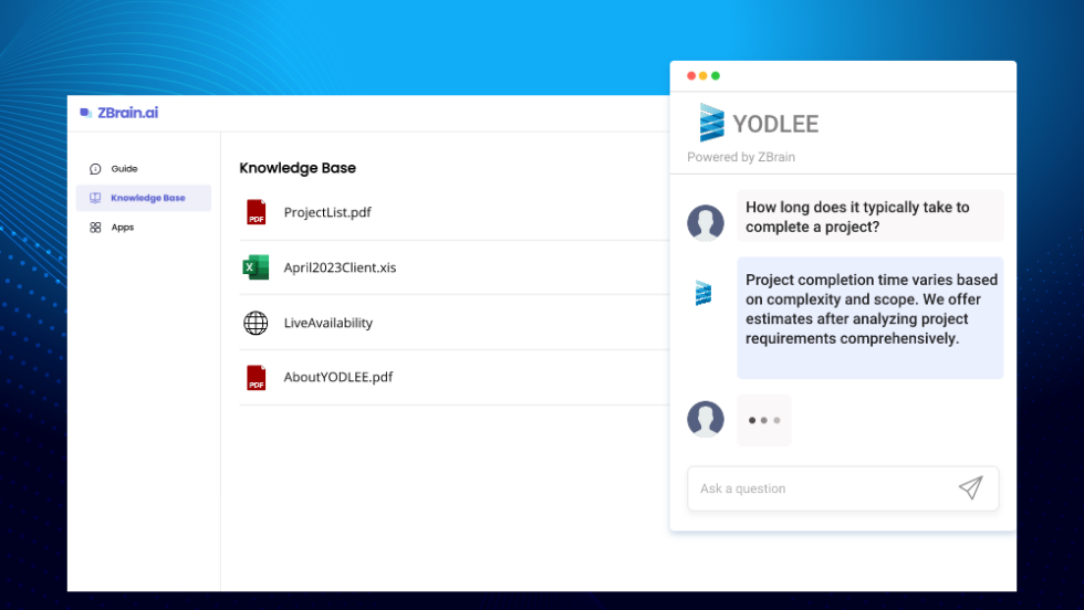 ZBrain- ChatGPT for Information Technology